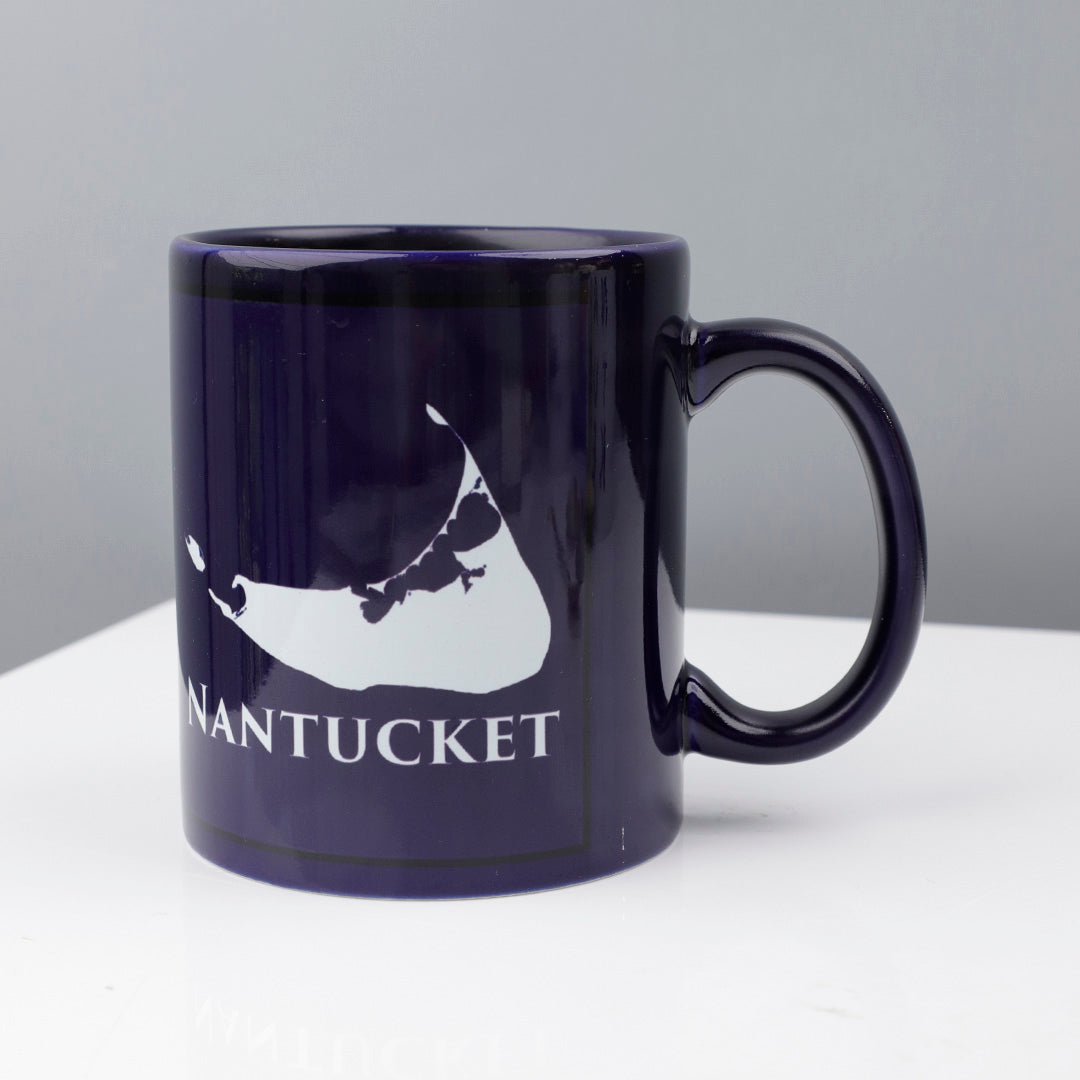 Nantucket Island on Navy Mug – TownPool