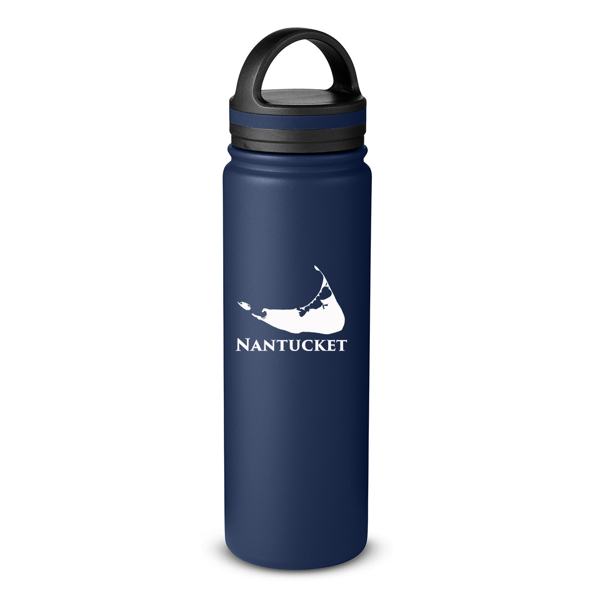Nantucket Island Classic Navy Water Bottle – TownPool